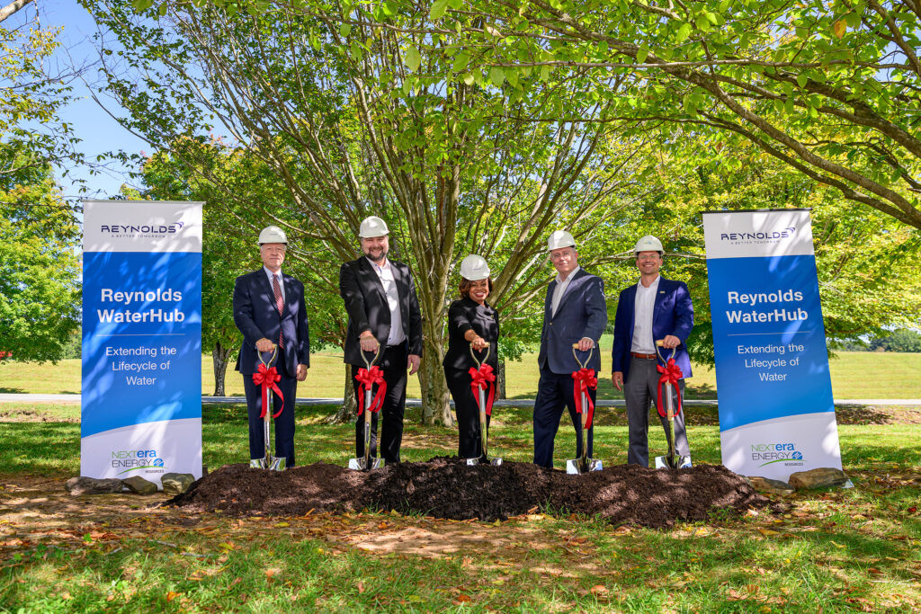 Reynolds Breaks Ground on WaterHub - Reynolds American